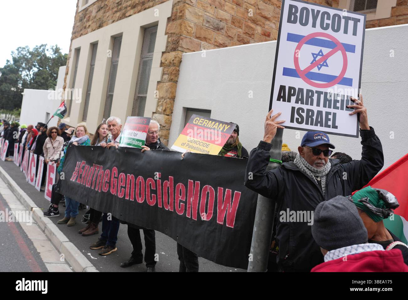 Protest against Germany by the Palestine Solidarity Campaign in Cape ...