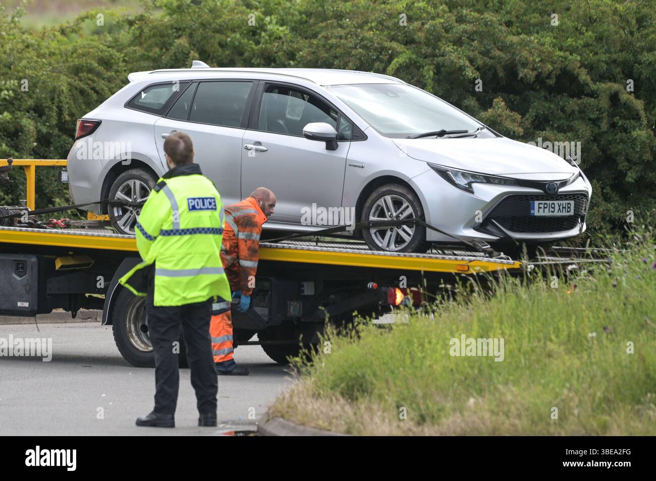 Coleshill Heath Road, May 28th 2025. West Midlands Police and specialist Collision Investigation ...