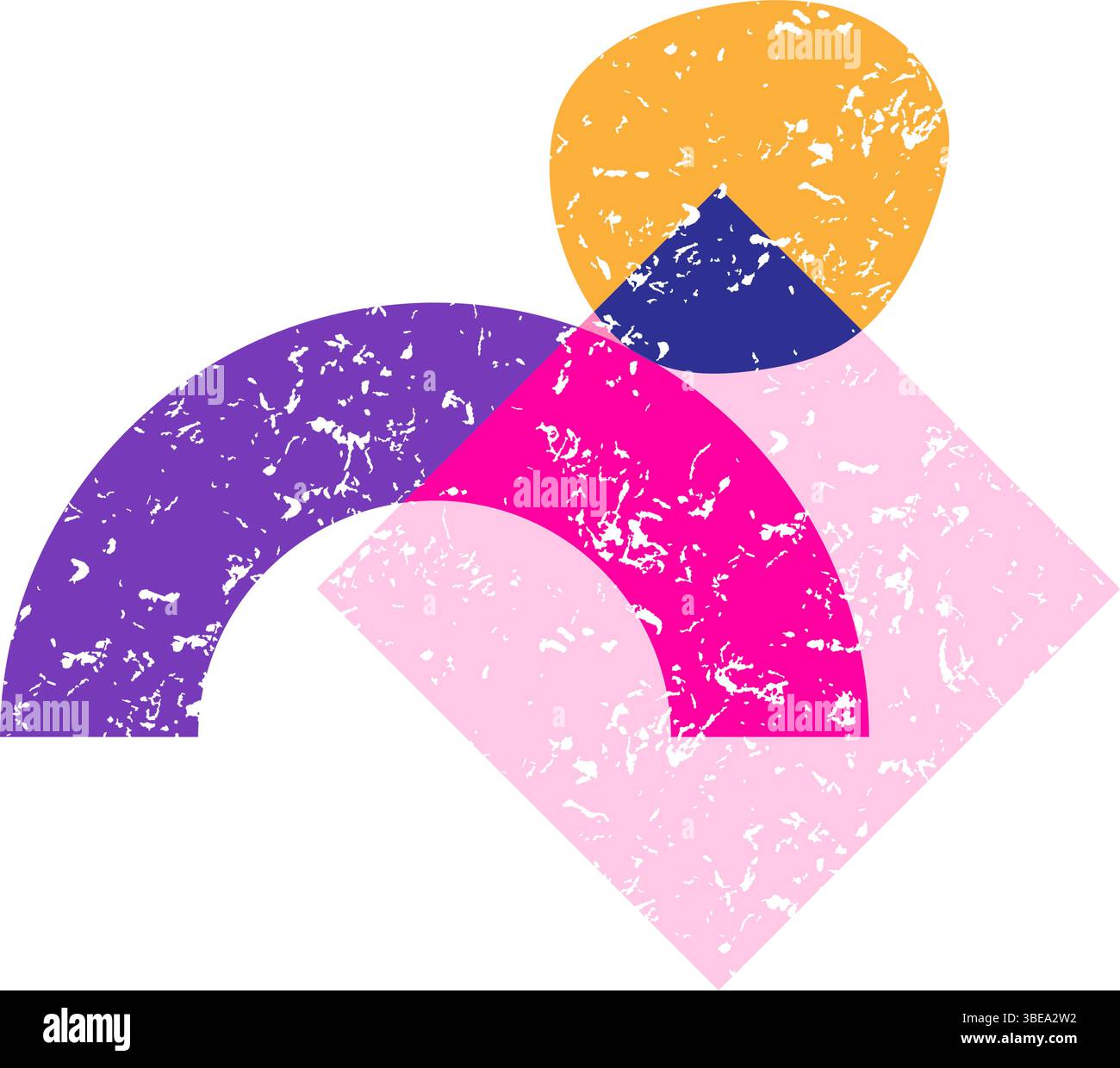 vintage risograph effect cartoon vector illustration Stock Vector Image & Art - Alamy