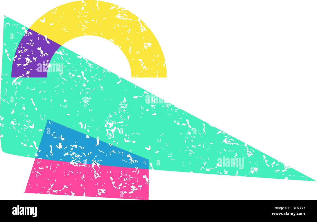 aesthetic risograph effect cartoon vector illustration Stock Vector Image & Art - Alamy