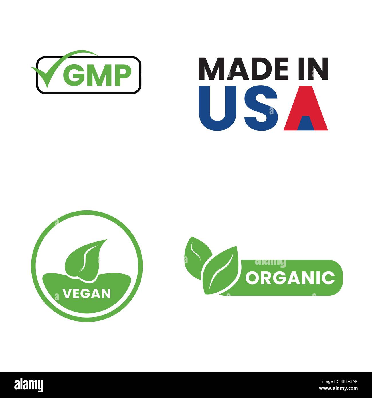 Sustainable Product Certification Icon Set Stock Vector Image & Art - Alamy