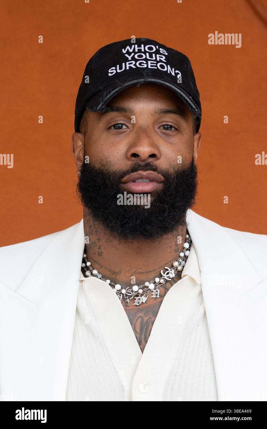 Paris, France. 28th May, 2025. Odell Beckham Jr. at village during the ...