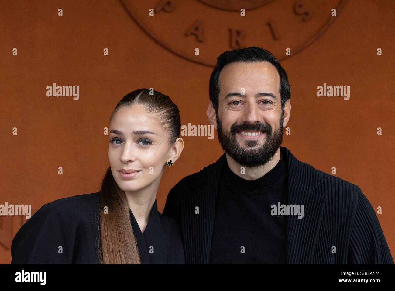 Paris, France. 28th May, 2025. Victoria Dauberville and Mathieu Forget ...