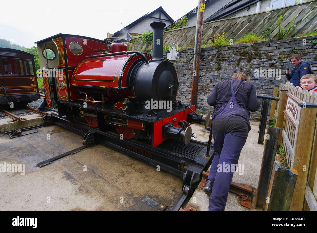 Falcon, Locomotive, No 10, Corris, Narrow Gauge, Steam Locomotive Stock ...