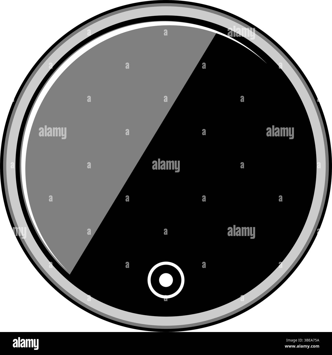 digital shower timer cartoon vector illustration Stock Vector Image ...