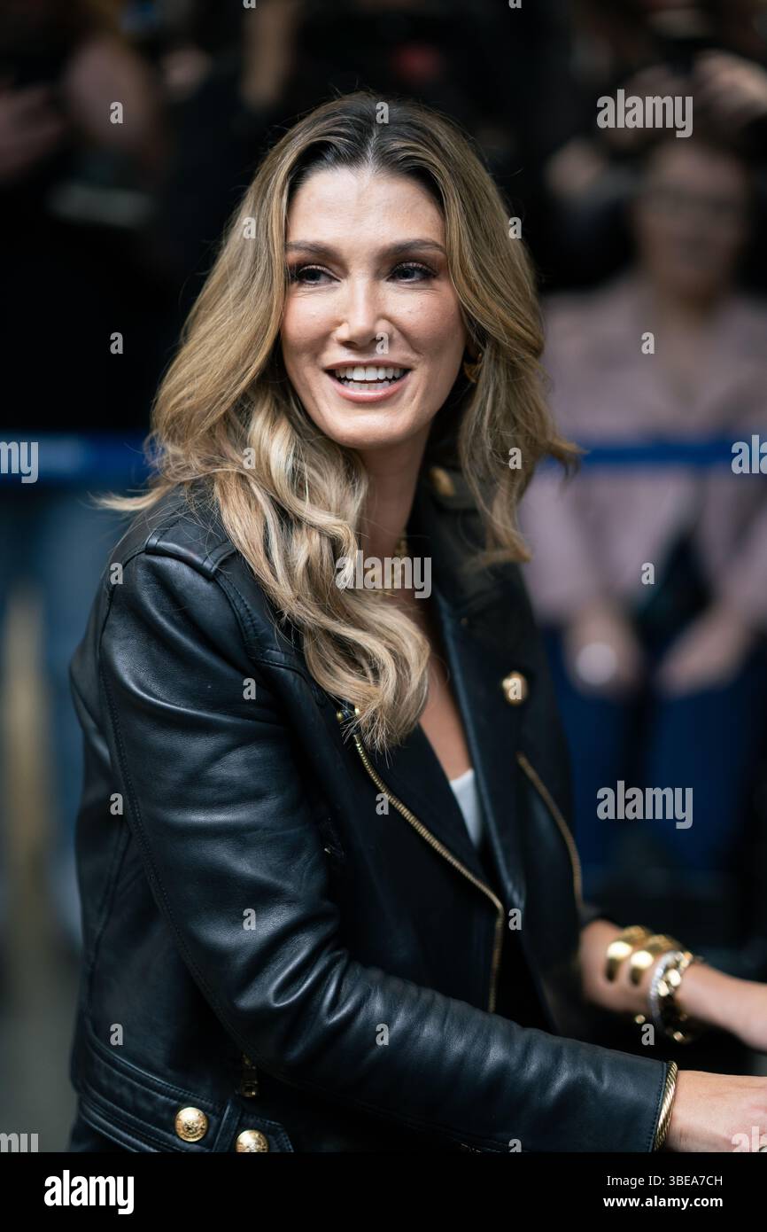 LONDON, ENGLAND - MAY 28: Delta Goodrem performs on the Sir Elton John ...