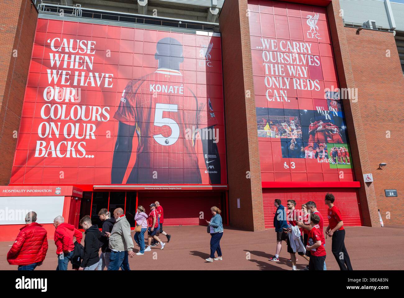 Anfield, Anfield Road football stadium home to Liverpool Football Club ...