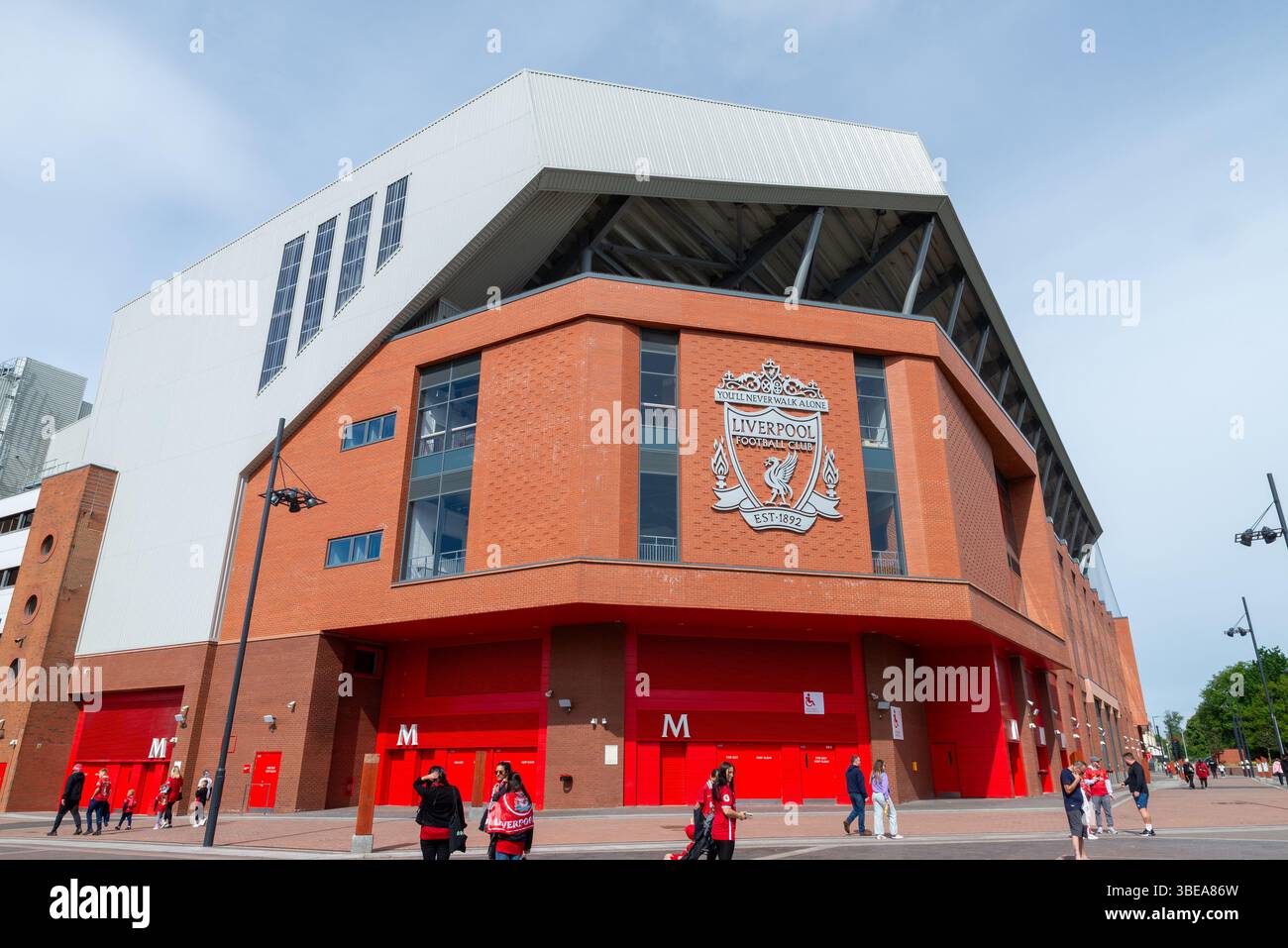 Anfield, Anfield Road football stadium home to Liverpool Football Club ...