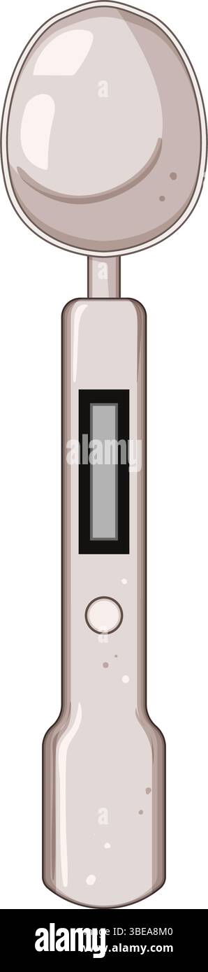 innovation smart spoon cartoon vector illustration Stock Vector Image ...