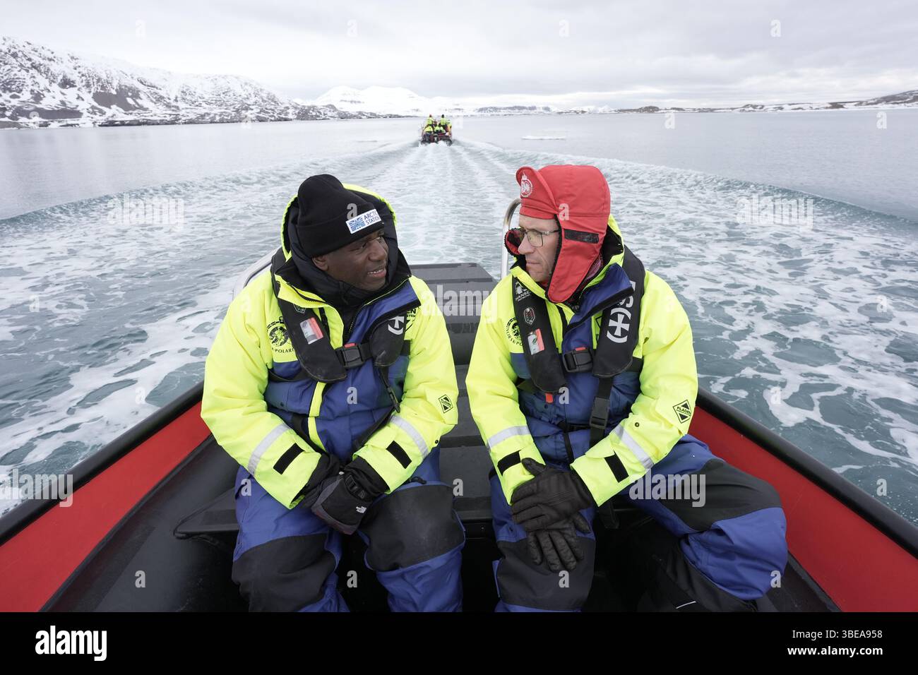 Foreign Secretary David Lammy (left) and Norway's Foreign Minister ...