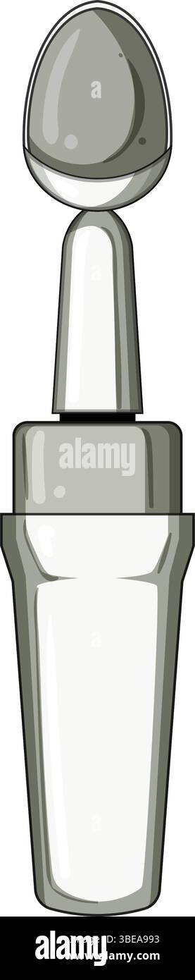 assistive smart spoon cartoon vector illustration Stock Vector Image ...