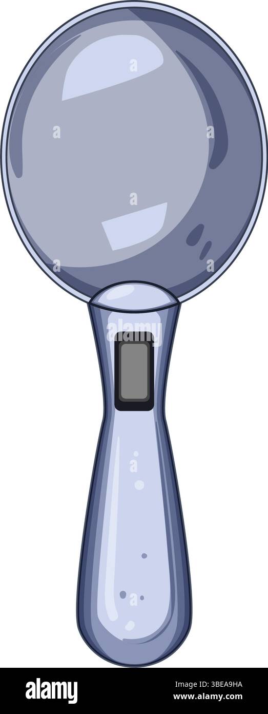 ergonomic smart spoon cartoon vector illustration Stock Vector Image ...