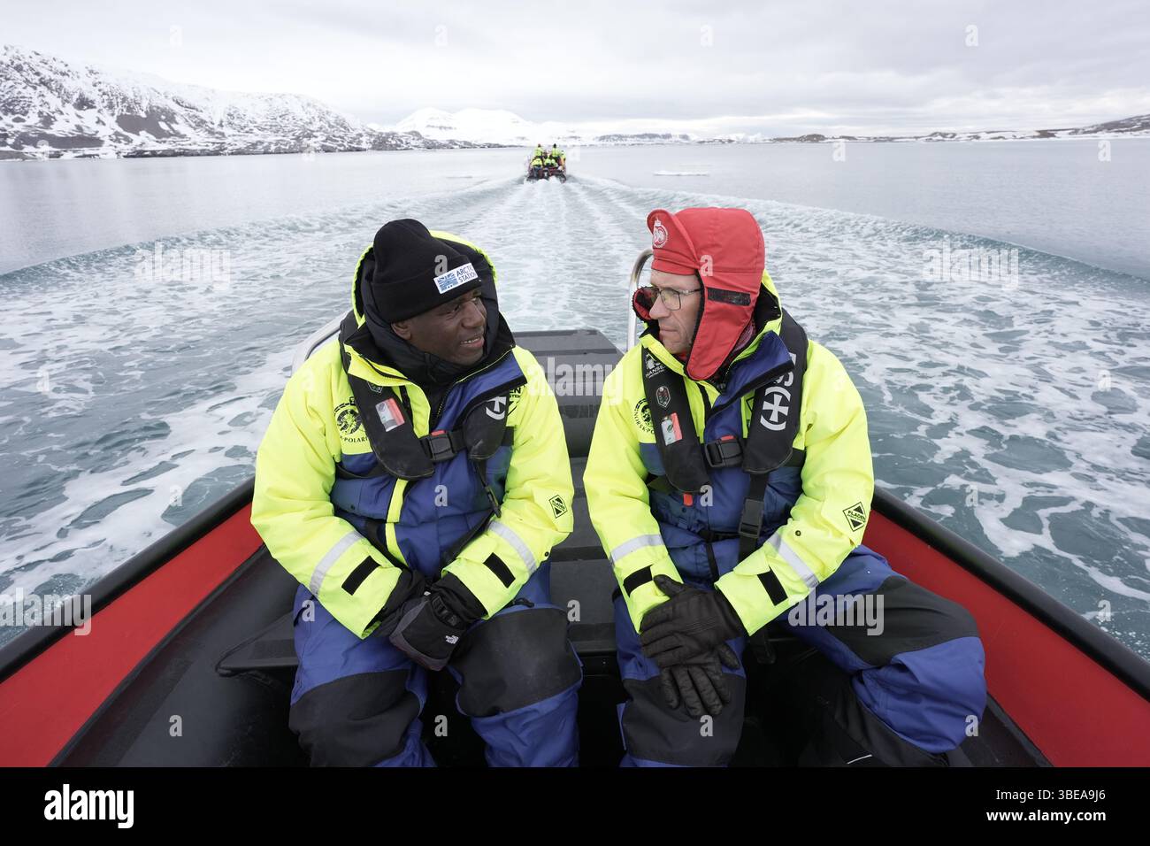 Foreign Secretary David Lammy (left) and Norway's Foreign Minister ...