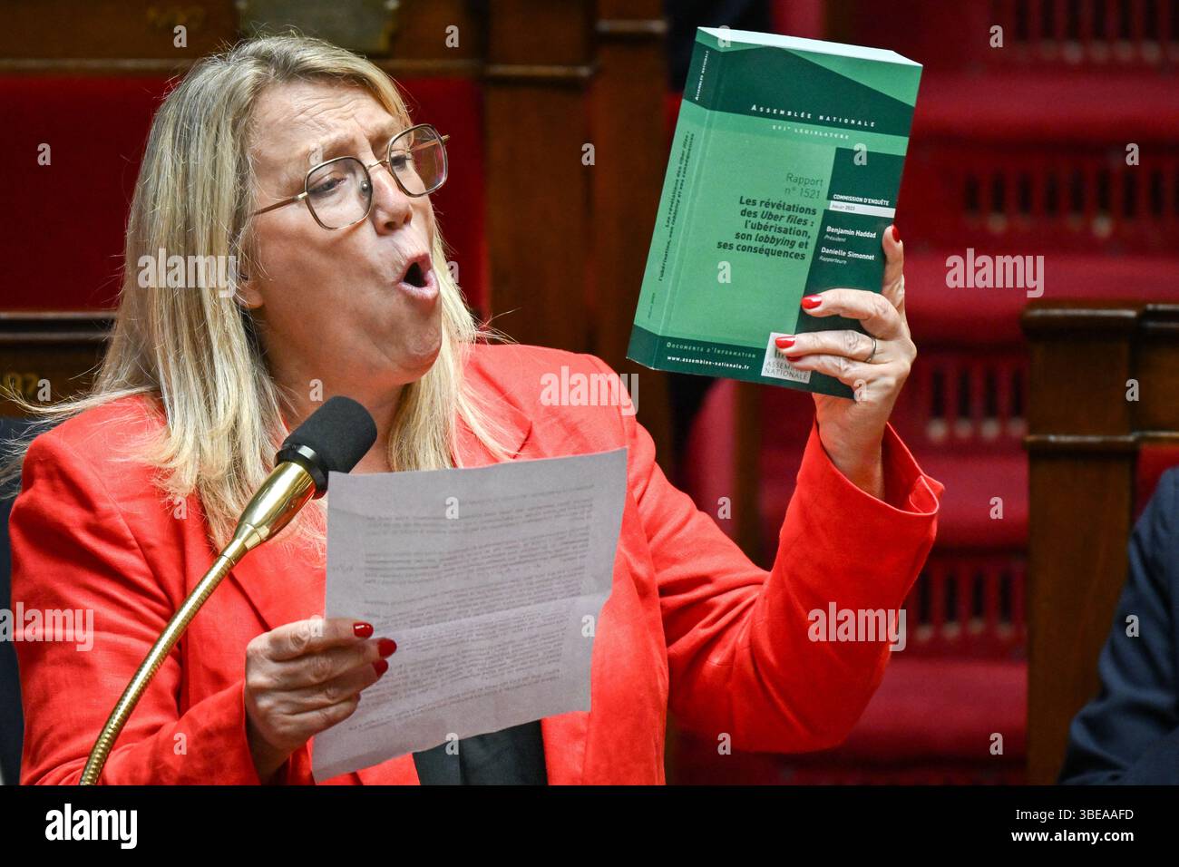 Paris, France. 28th May, 2025. French MP for the "Ecologiste et Social ...