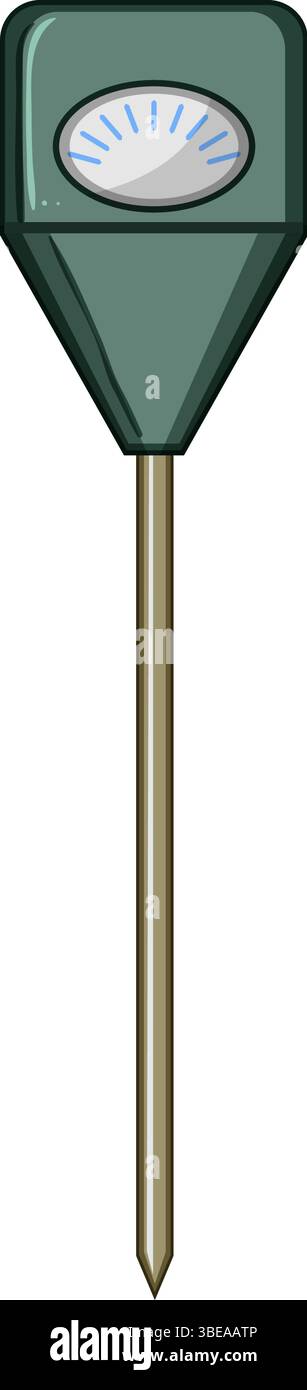 agriculture soil moisture sensor cartoon vector illustration Stock ...