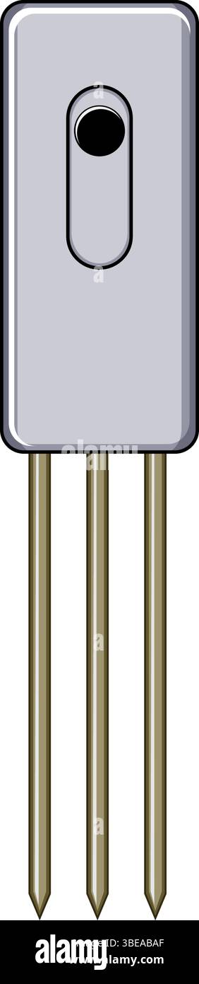 farming soil moisture sensor cartoon vector illustration Stock Vector ...