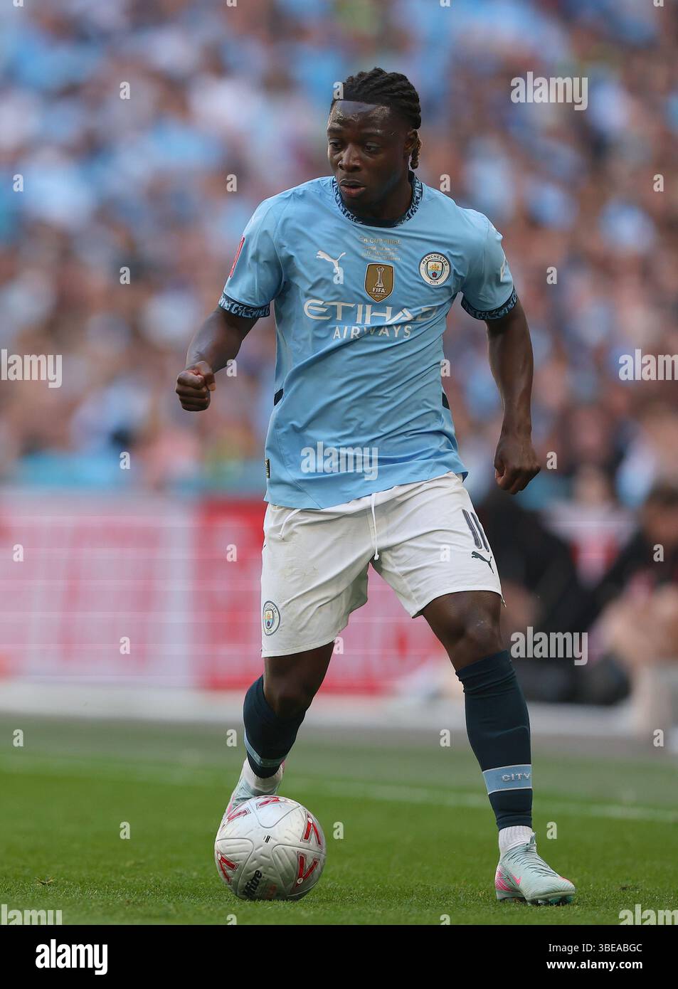 Jeremy Doku of Manchester City - Crystal Palace v Manchester City, The ...