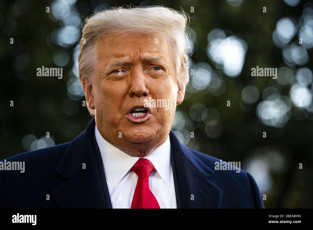 President Trump Departs White House Ahead Of Inauguration Ceremonies. U ...