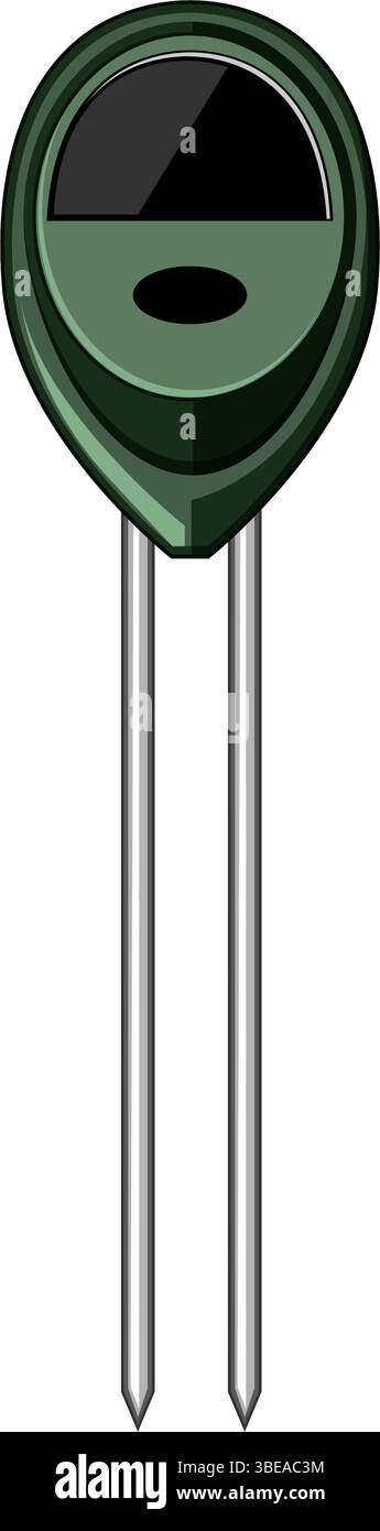 probe soil moisture sensor cartoon vector illustration Stock Vector ...