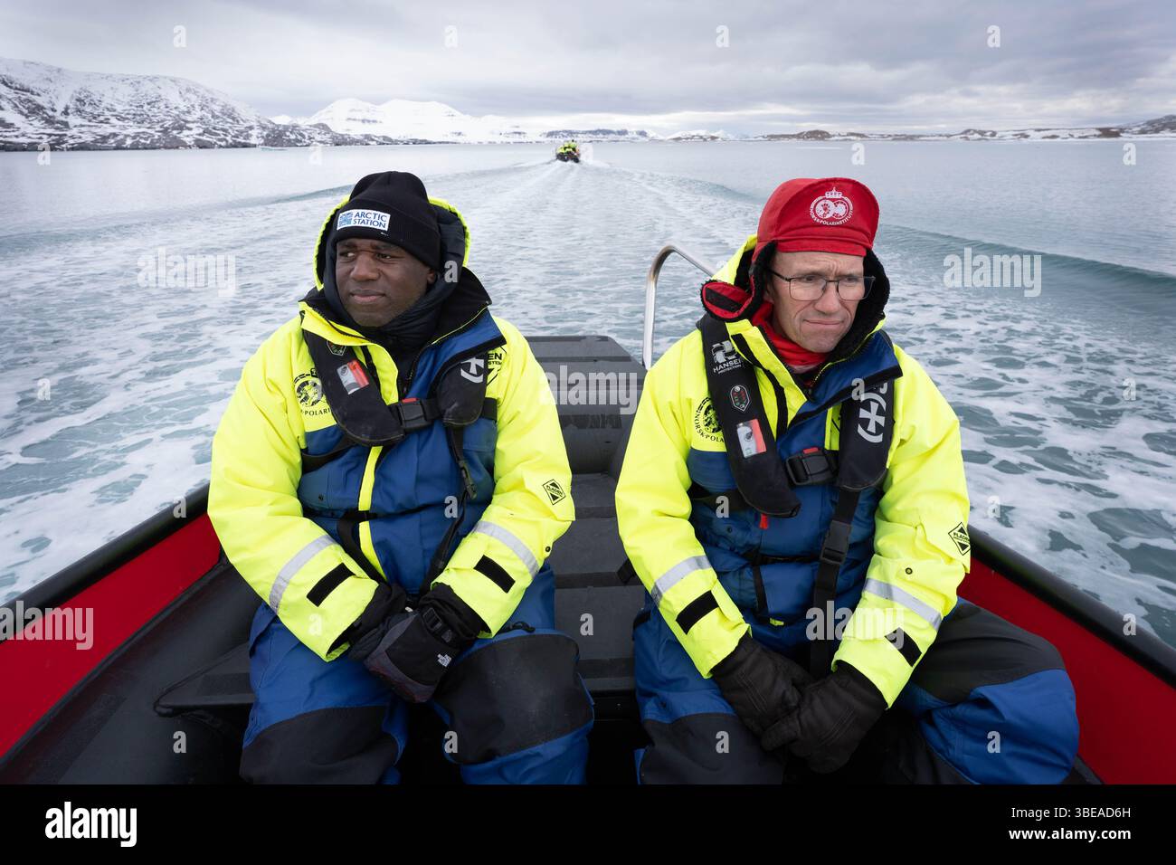 Foreign Secretary David Lammy (left) and Norway's Foreign Minister ...