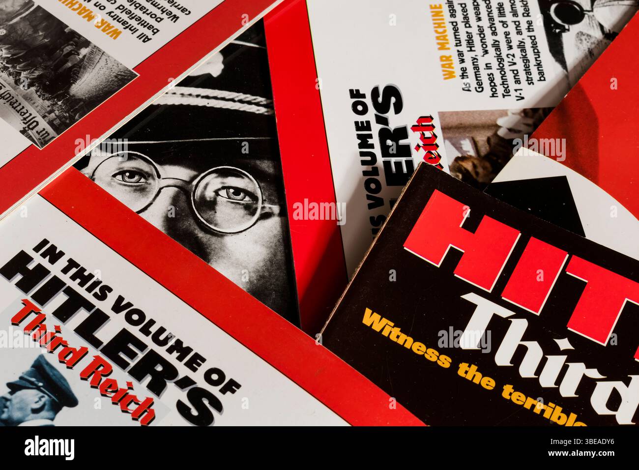 Background with Hitler's Third Reich magazines produced by Midsummer ...