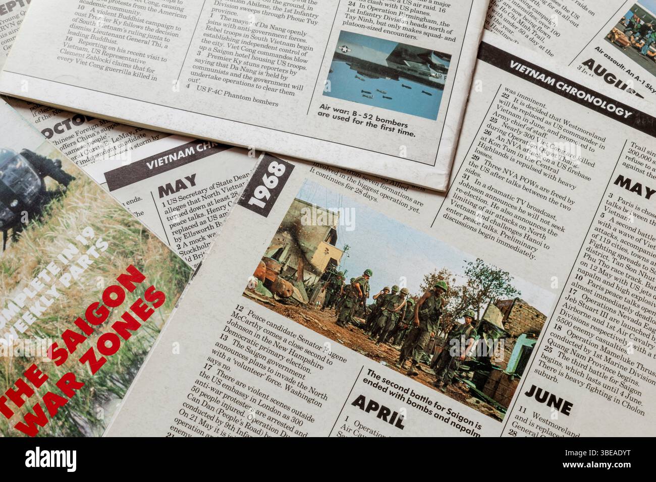 Background with various NAM: The Vietnam Experience 1965-75 Magazines ...