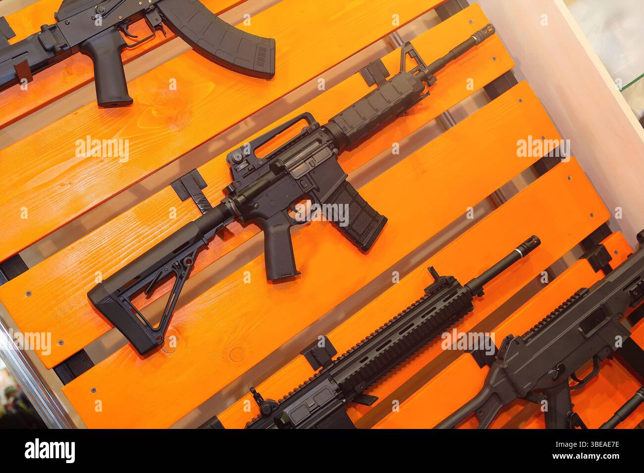 Modern weapons automatic rifles hi-res stock photography and images - Alamy