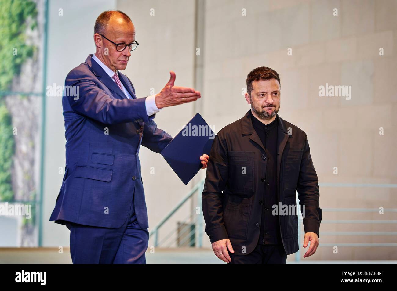 Bundeskanzler Friedrich Merz und Wolodymyr Selenskyj EUR, Deutschland, Berlin, 28.05.2025 ...