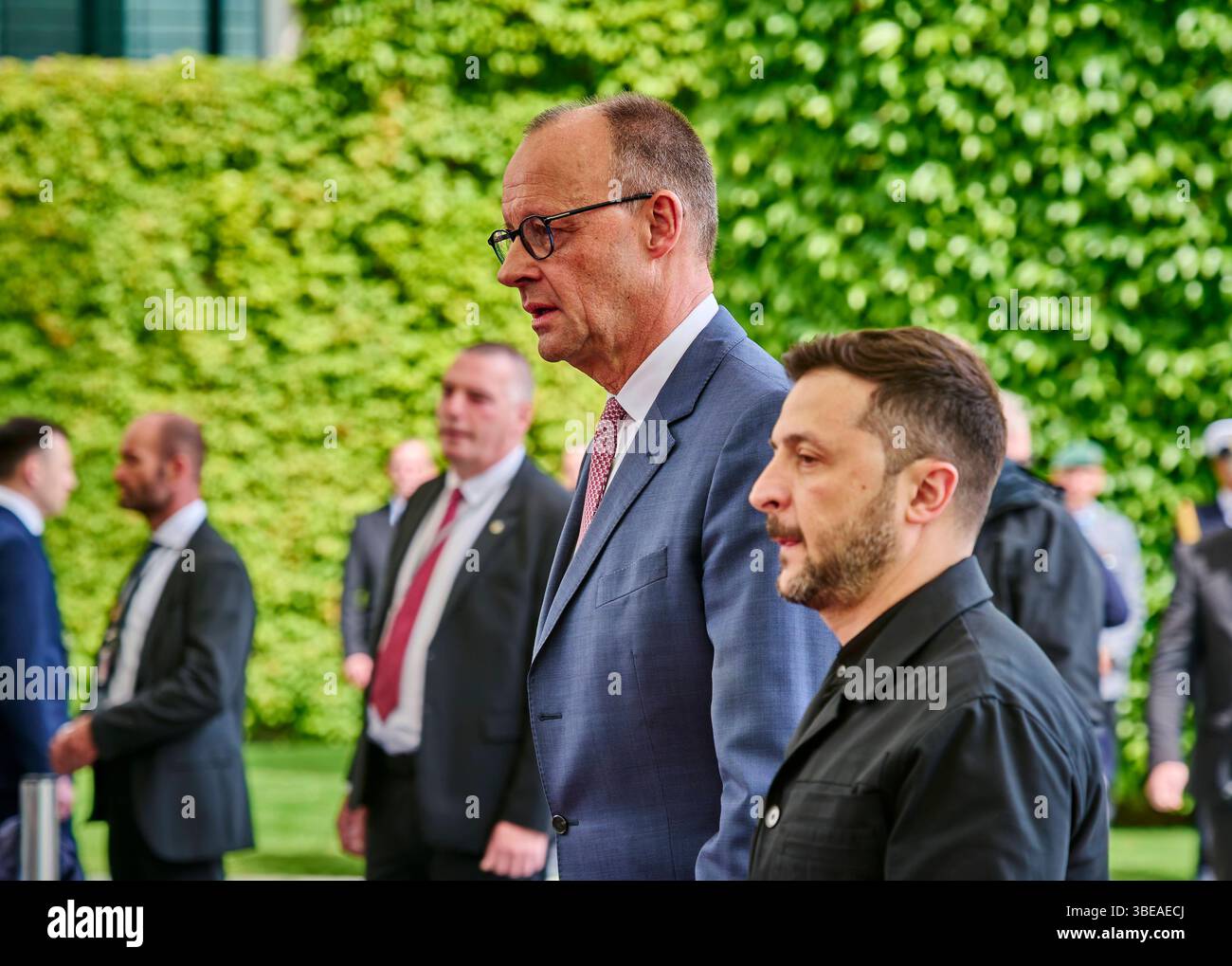 Bundeskanzler Friedrich Merz und Wolodymyr Selenskyj EUR, Deutschland, Berlin, 28.05.2025 ...