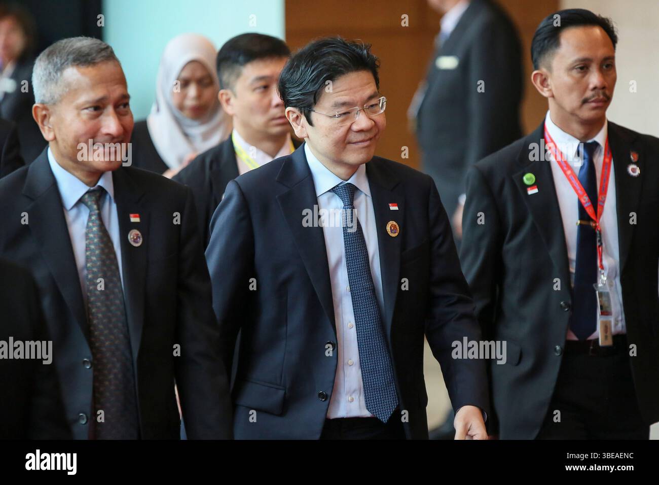 Lawrence Wong the Prime Minister of Singapore seen during the ASEAN GCC ...