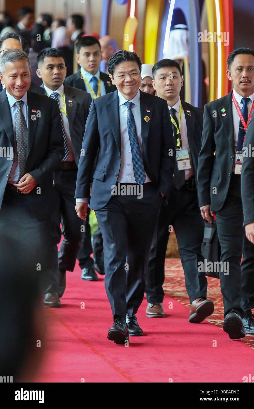Lawrence Wong the Prime Minister of Singapore seen during the ASEAN GCC ...