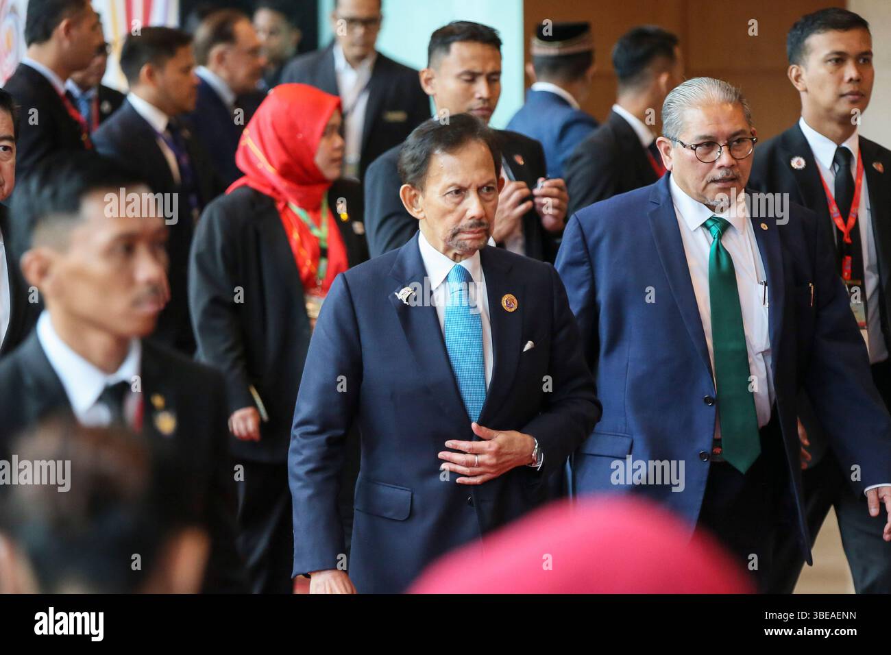 Hassanal Bolkiah the Sultan of Brunei seen during the ASEAN GCC China ...