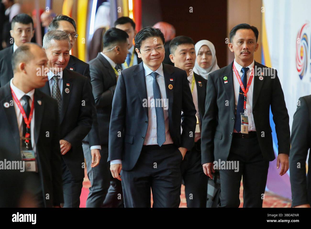 Lawrence Wong the Prime Minister of Singapore seen during the ASEAN GCC ...