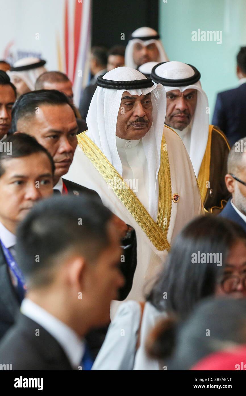 Sheikh Sabah Khaled al-Hamad al-Sabah the Crown Prince of Kuwait seen ...