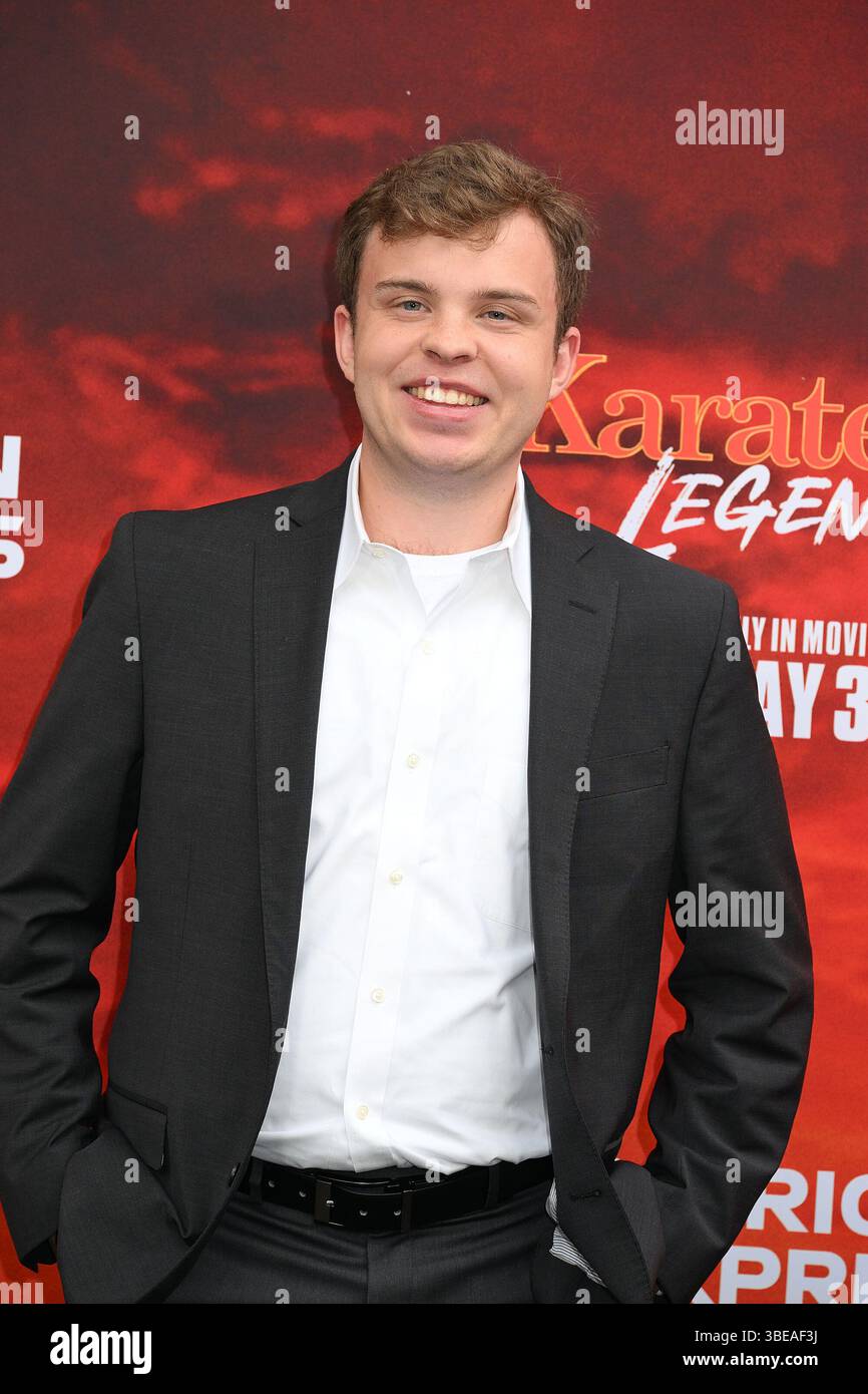 Tyler Clure attends the World Premiere of "Karate Kid: Legends" on May ...