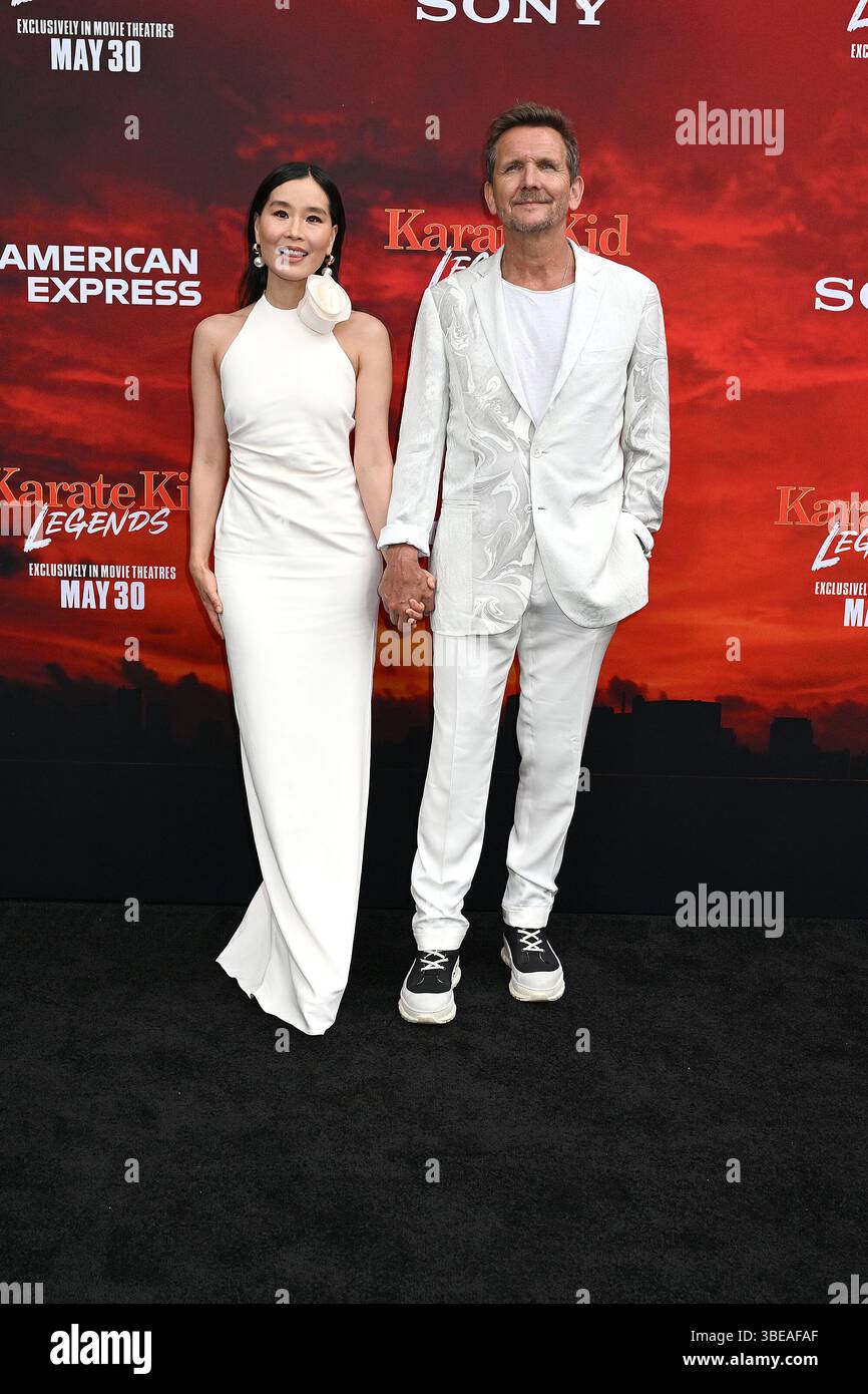 Alicia Hannah-Kim and Sebastian Roche attends the World Premiere of ...