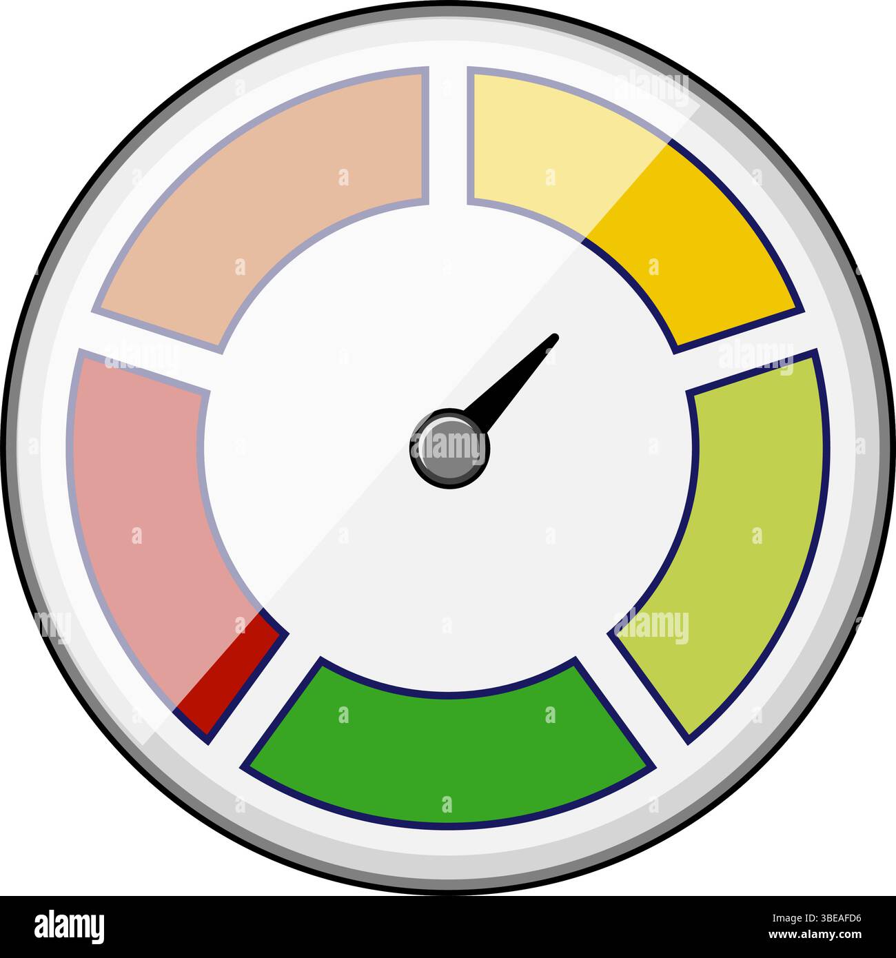 cluster speedometer cartoon vector illustration Stock Vector Image ...