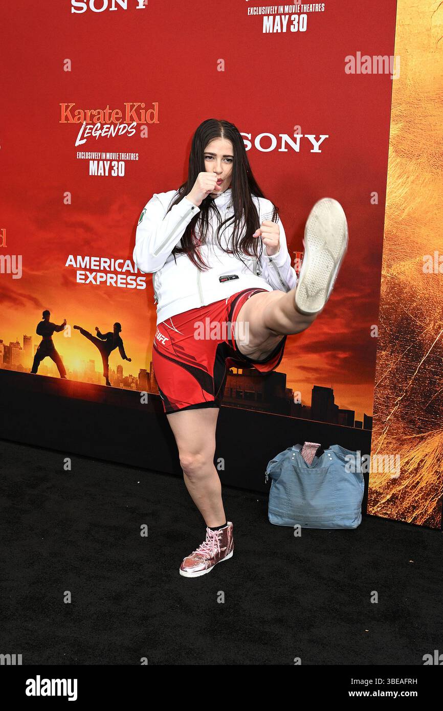 Marissa Rachel attends the World Premiere of "Karate Kid: Legends" on ...