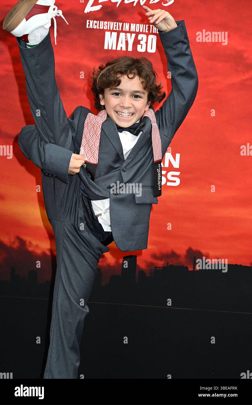 Brody Schaffer attend the World Premiere of "Karate Kid: Legends" on ...