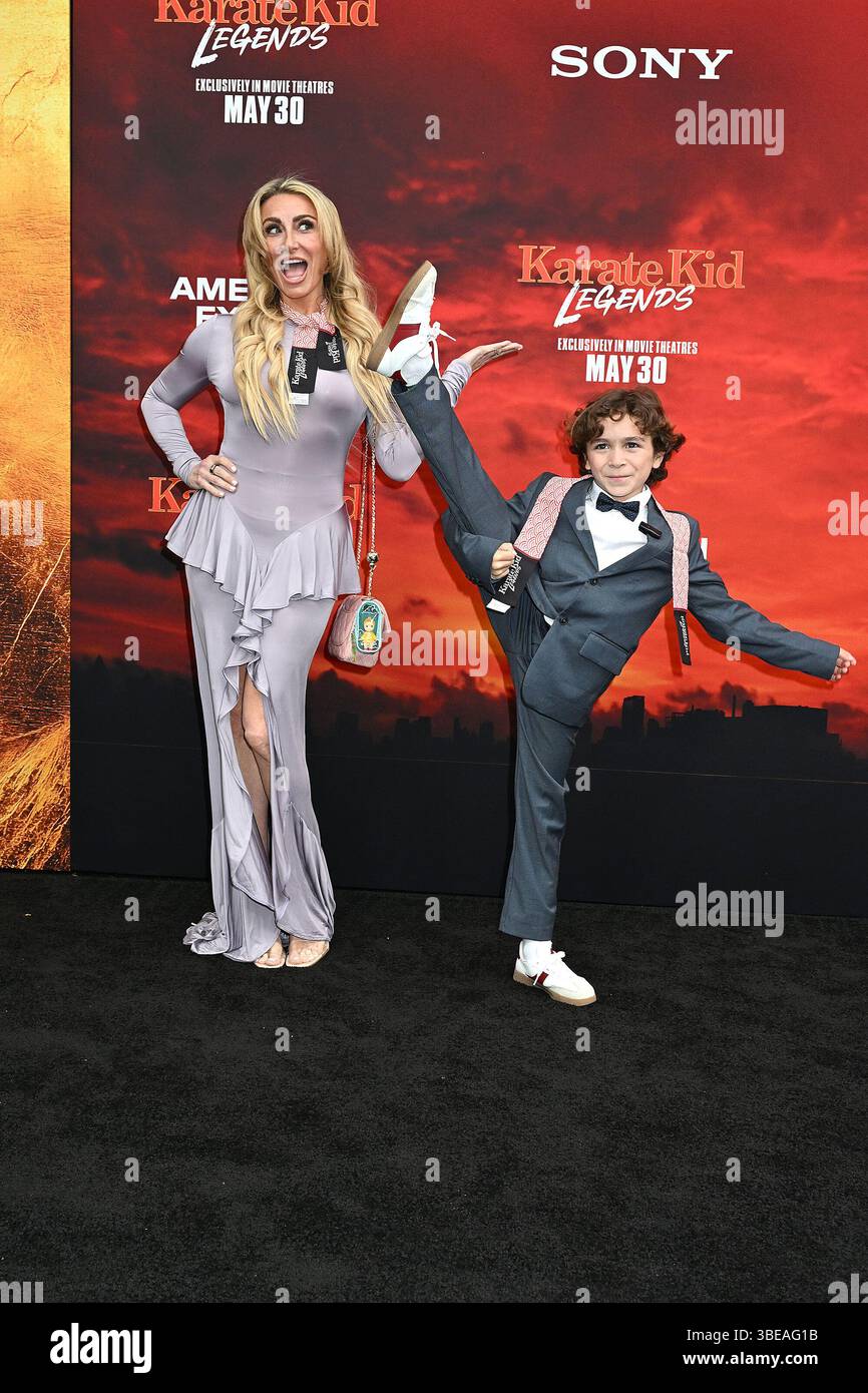 Dani Schaffer and Brody Schaffer attend the World Premiere of "Karate ...