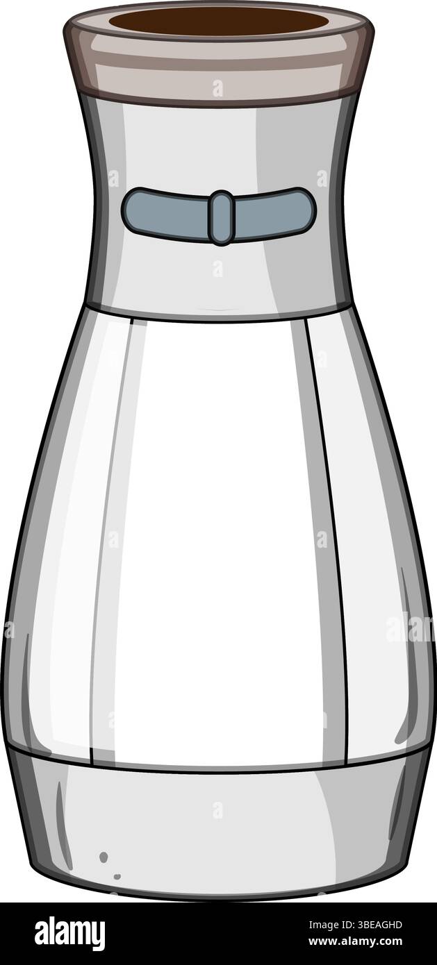 pepper spice grinder cartoon vector illustration Stock Vector Image ...