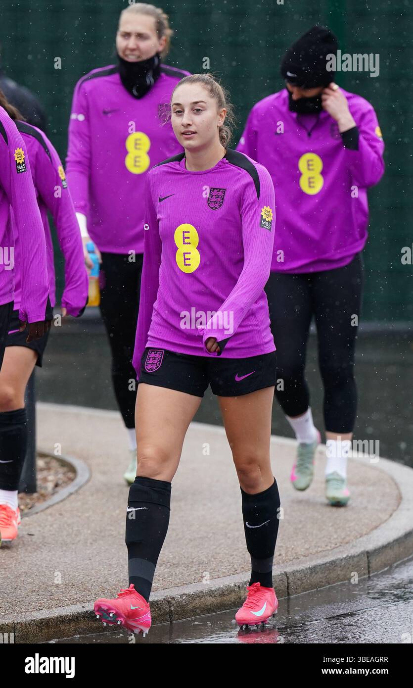 File photo dated 27-05-2025 of England defender Ella Morris who has ...