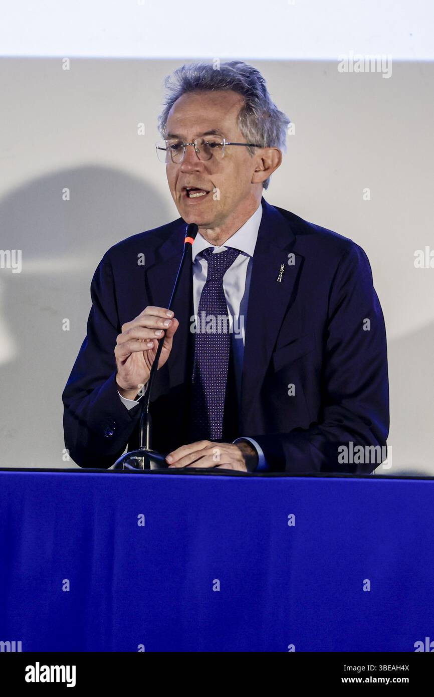 Napoli, Italy. 28th May, 2025. Mayor of Napoli Gaetano Manfredi during ...