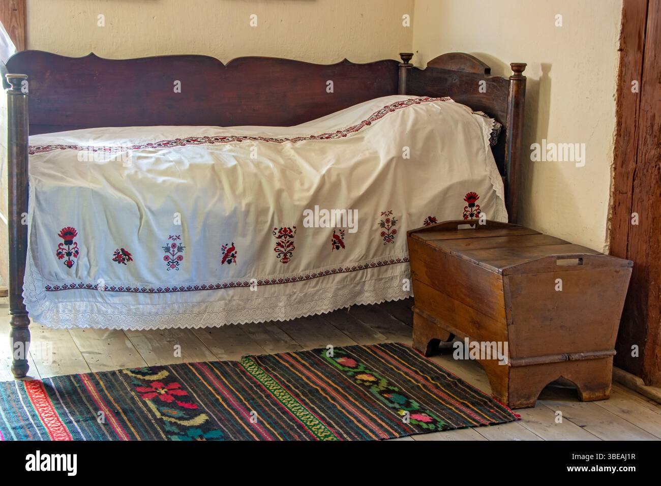 Old bedroom in country house hi-res stock photography and images - Alamy