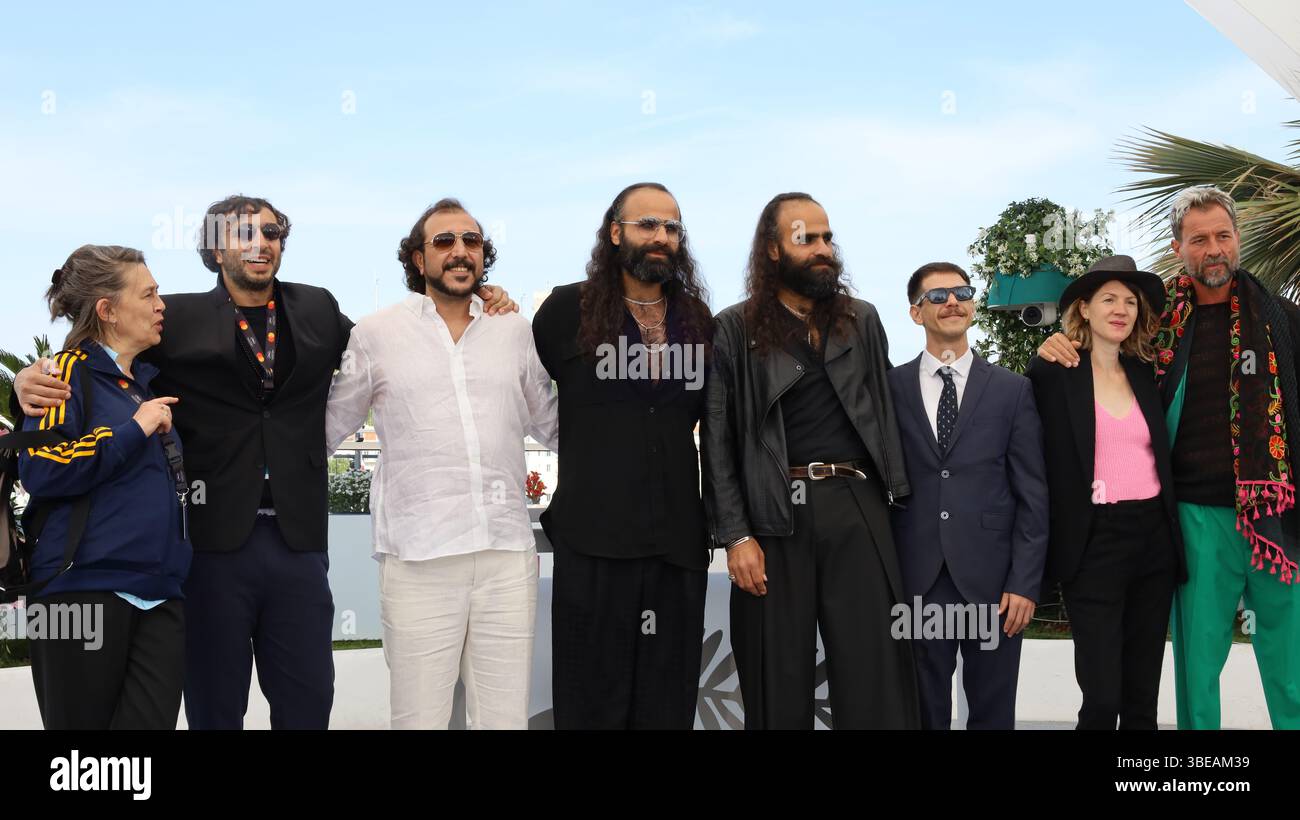 Cannes, France. 19th May, 2025. Muriel Merlin, Rani Massalha, Majd Eid ...