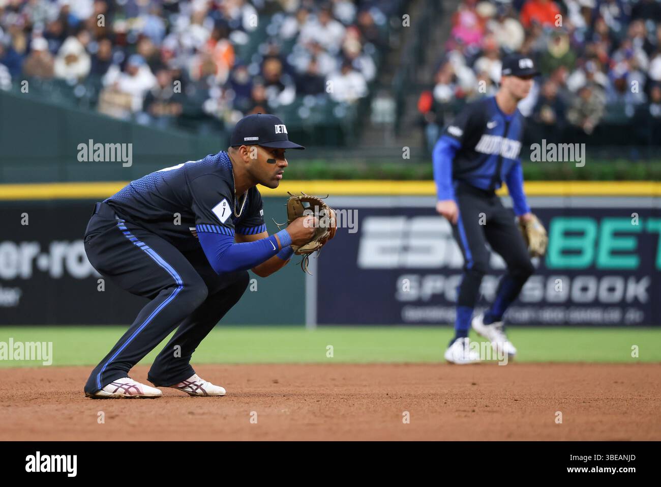 DETROIT, MI - MAY 23: Detroit Tigers third baseman Andy Ibanez (77 ...