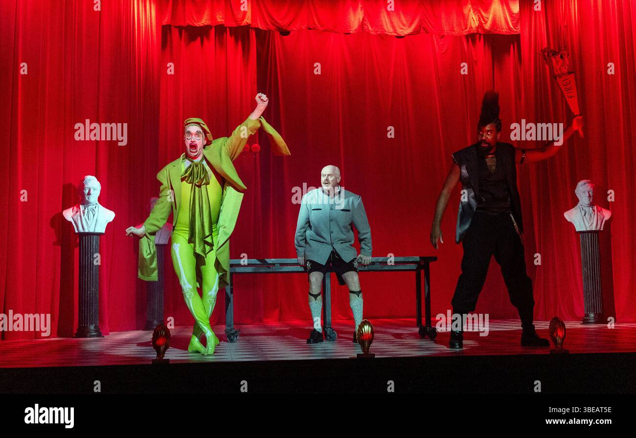 l-r: Oskar McCarthy (Wagner Daemon), Mark Le Brocq (Houston Stewart ...