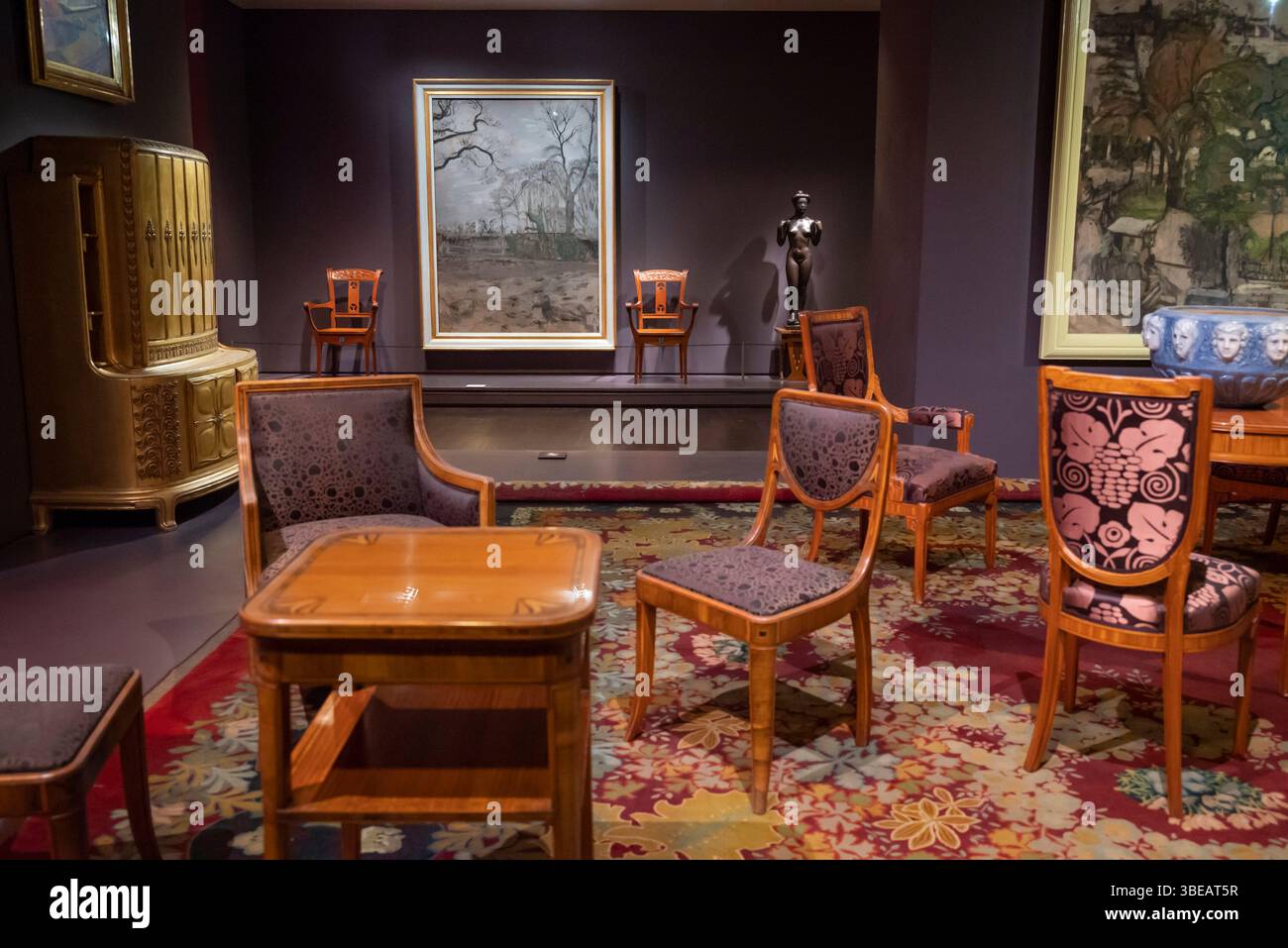 Modern interior from the 1900s, Musée d'Orsay, Paris, France Stock ...