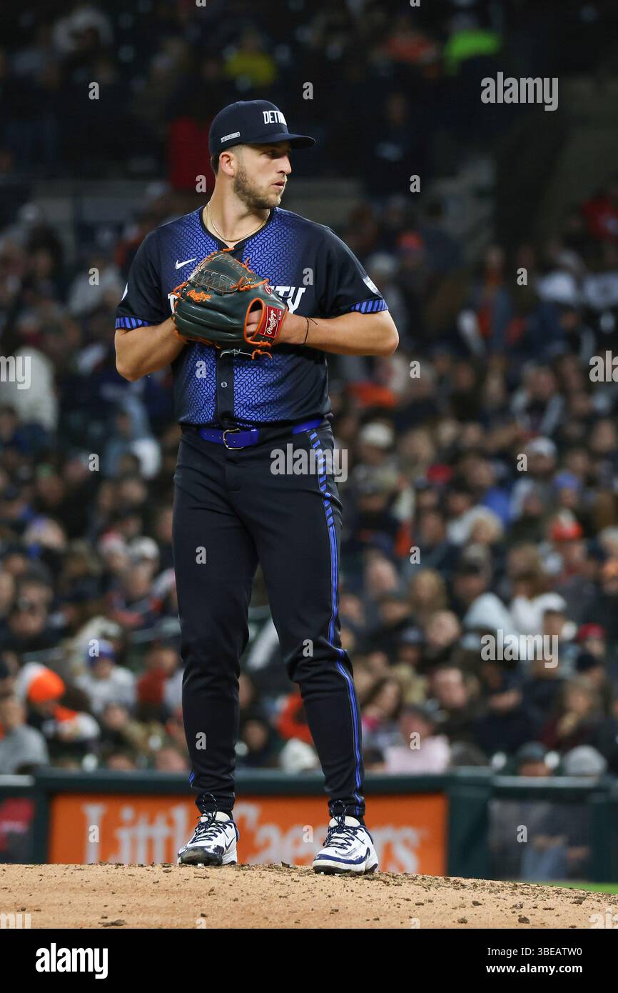 DETROIT, MI - MAY 23: Detroit Tigers relief pitcher Beau Brieske (4 ...