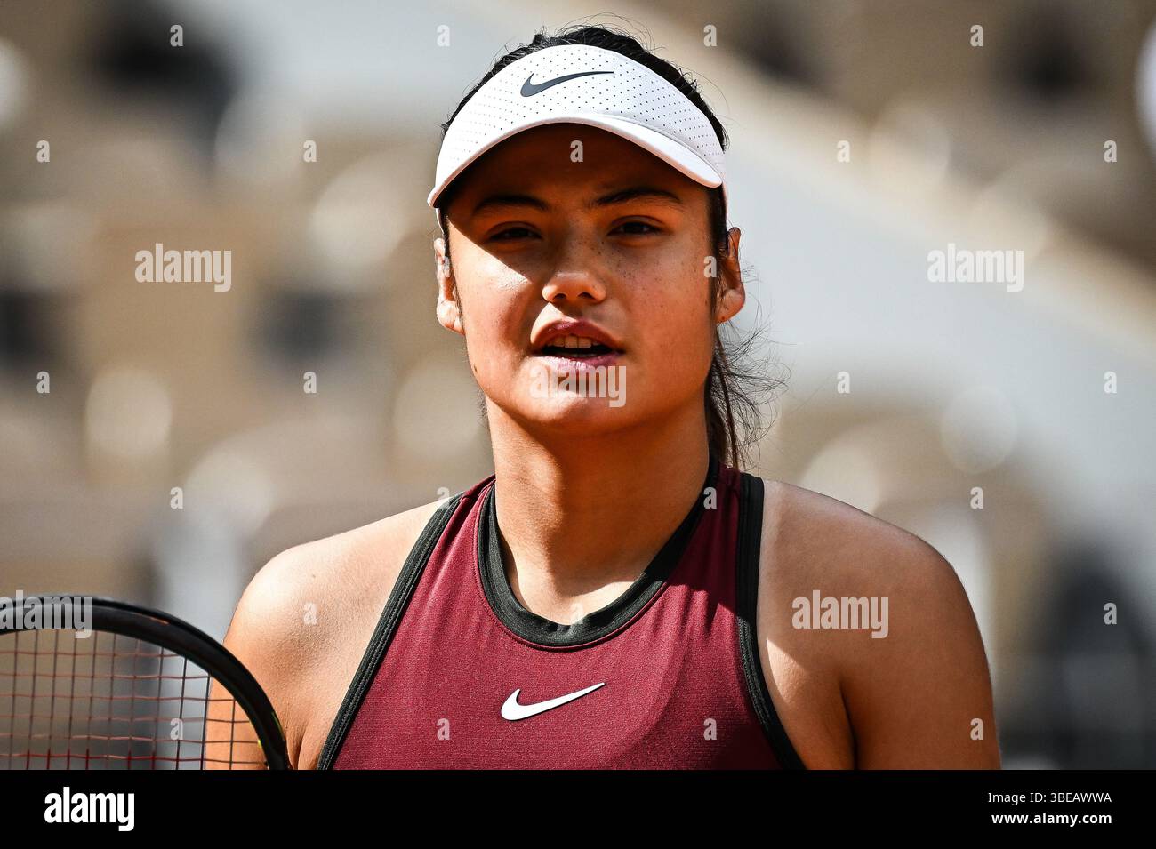 Emma RADUCANU of Great Britain during the fourth day of the Roland ...